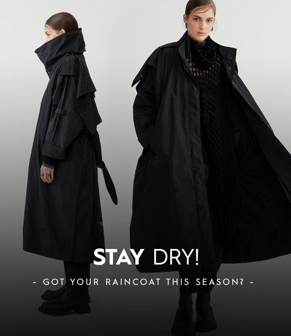 STAY DRY | Got your raincoat this season? - Journals - Taylor