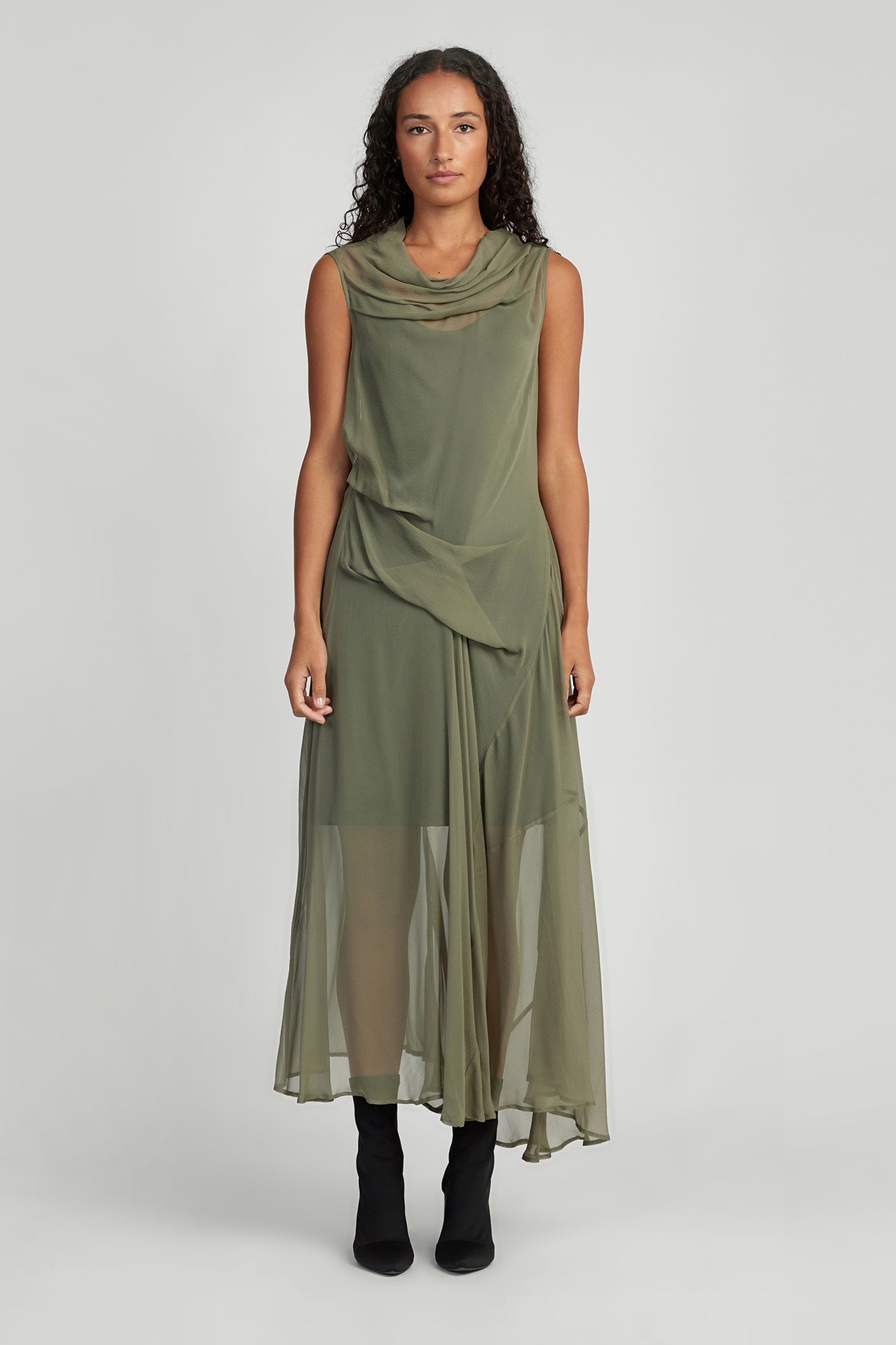 Edifice Dress - Ridgeline in Green - Taylor