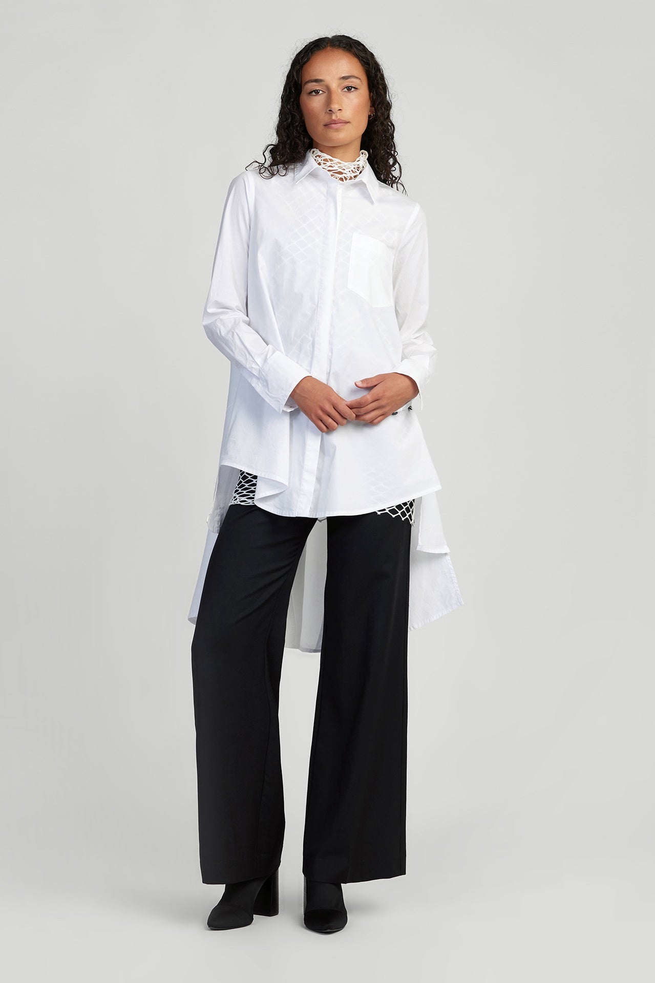 Axle Shirt - White in White - Taylor