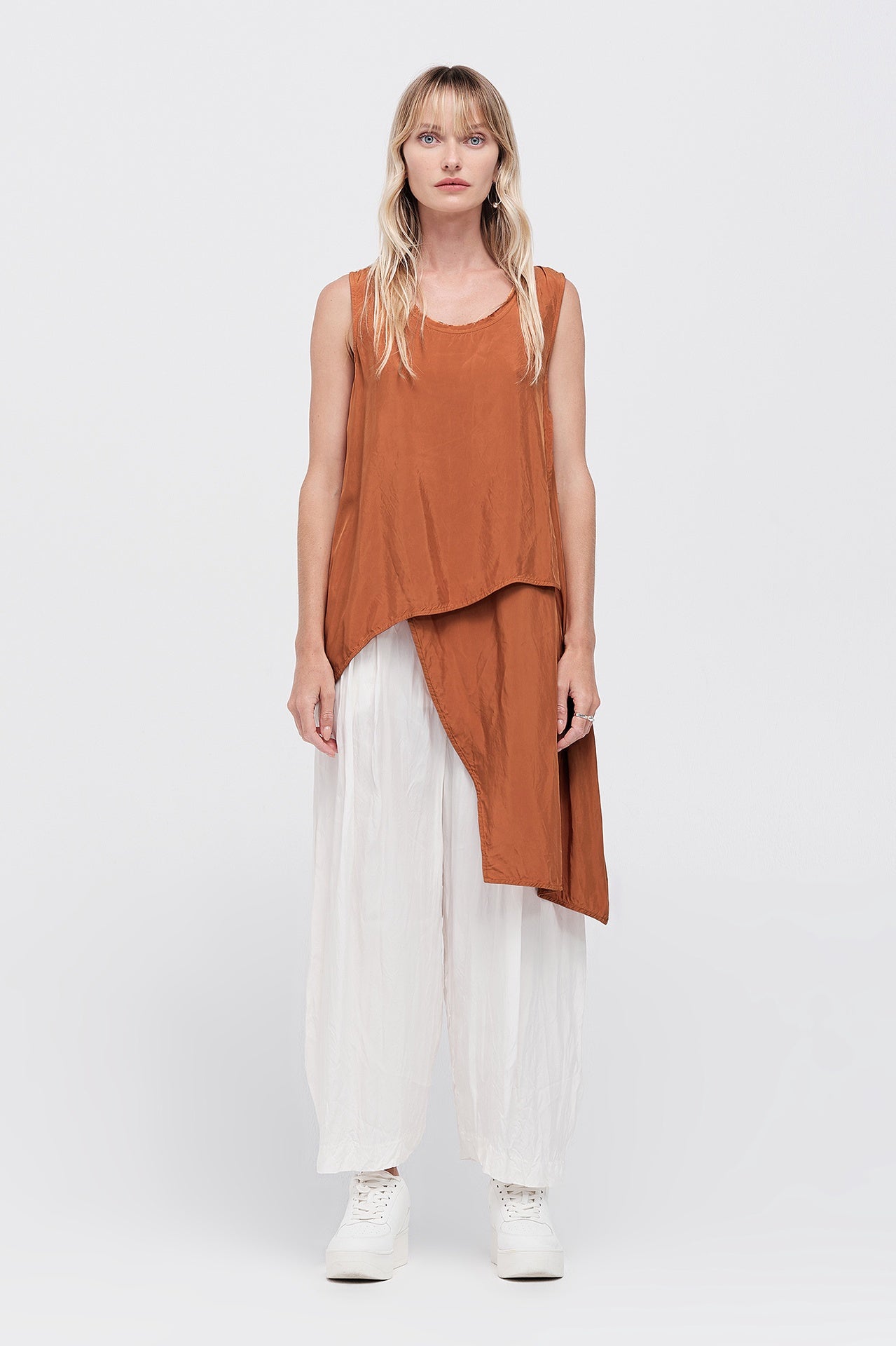 Aerial Tunic - Russet in Orange - Taylor