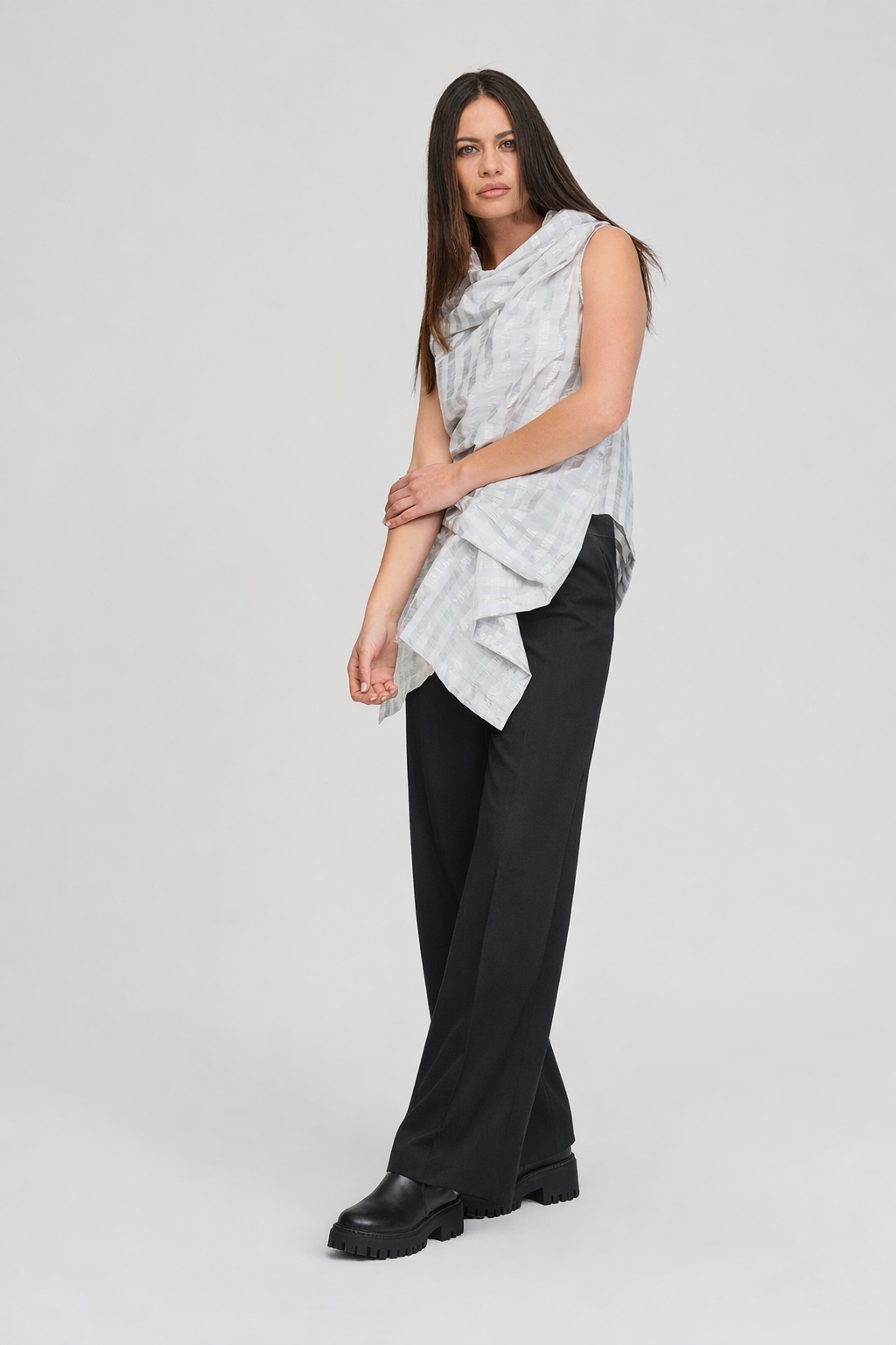 Sym Top - Vapour Stripe in Stripe - Taylor