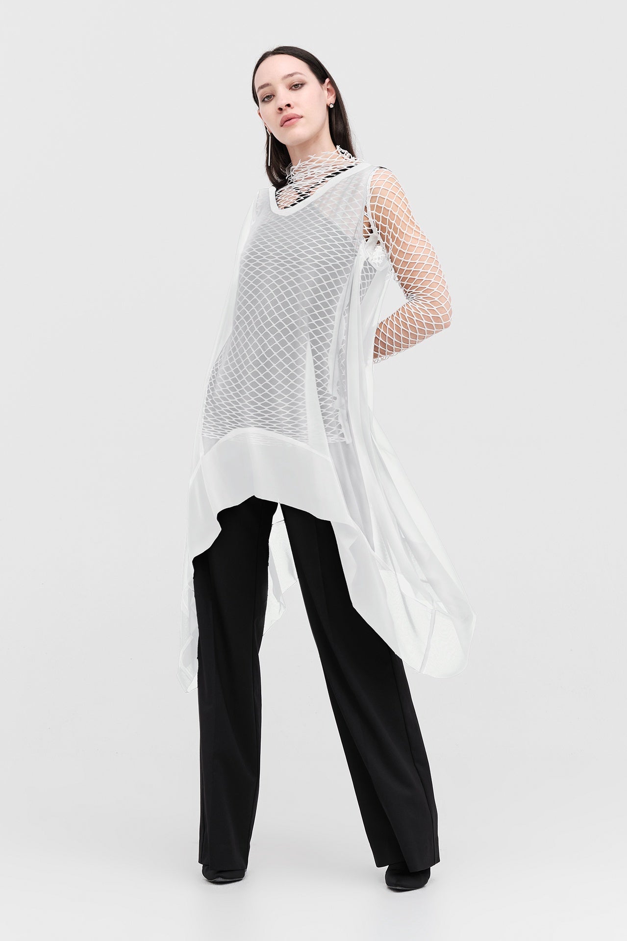 Banded Oblique - Ivory in Ivory - Taylor