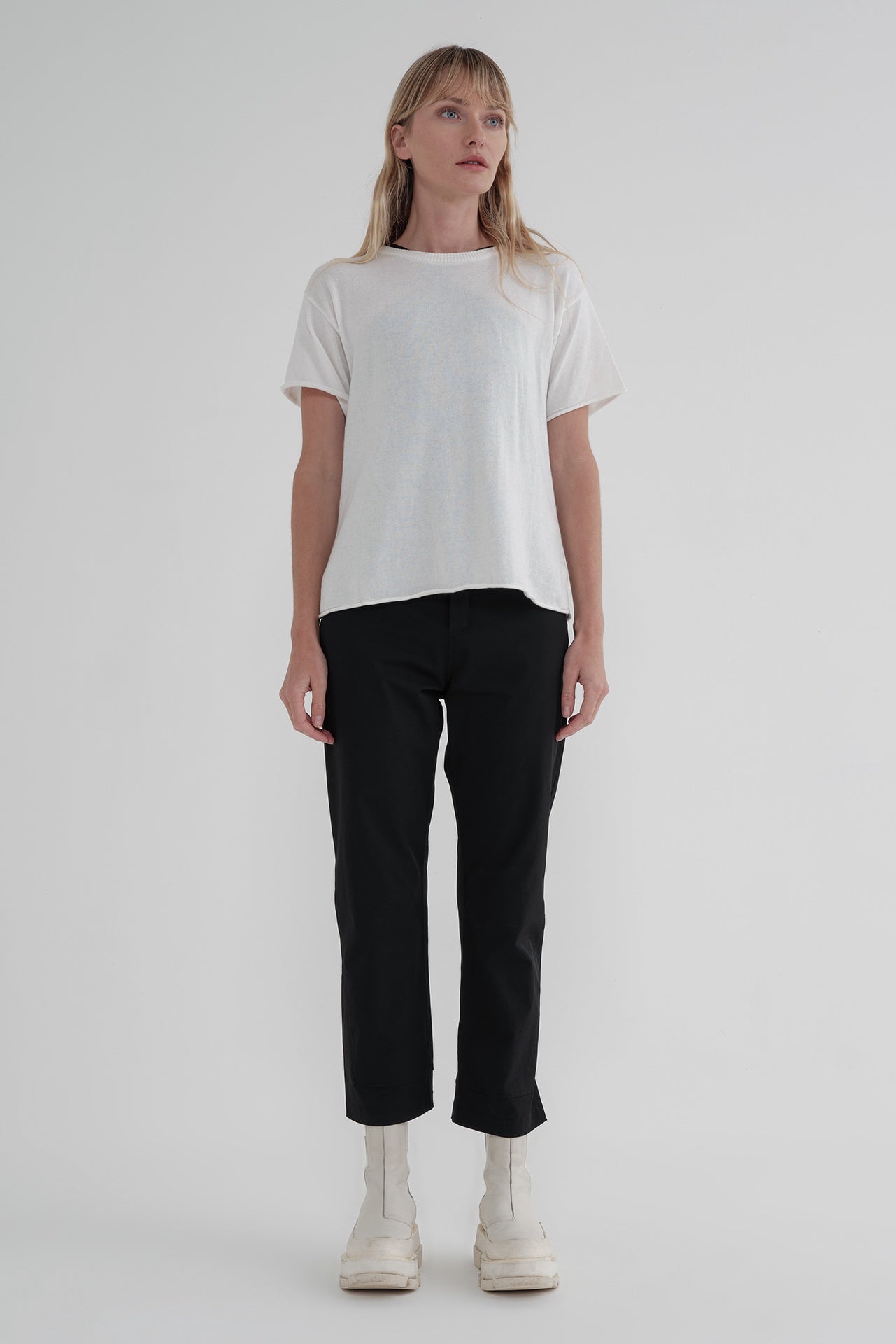 Solace Tee - Ivory in Ivory - Taylor