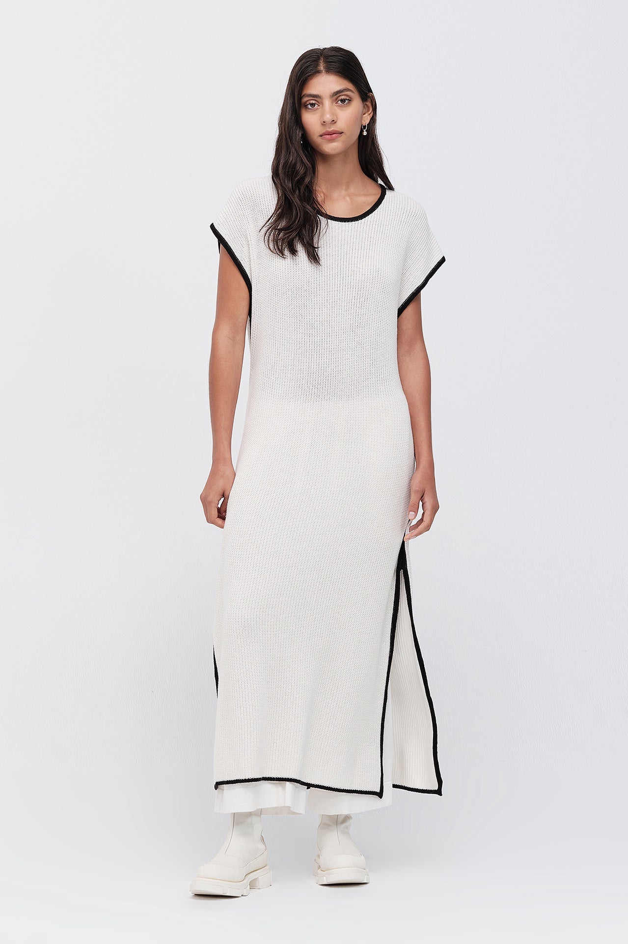 Chase Tunic - Ivory/black in Ivory - Taylor