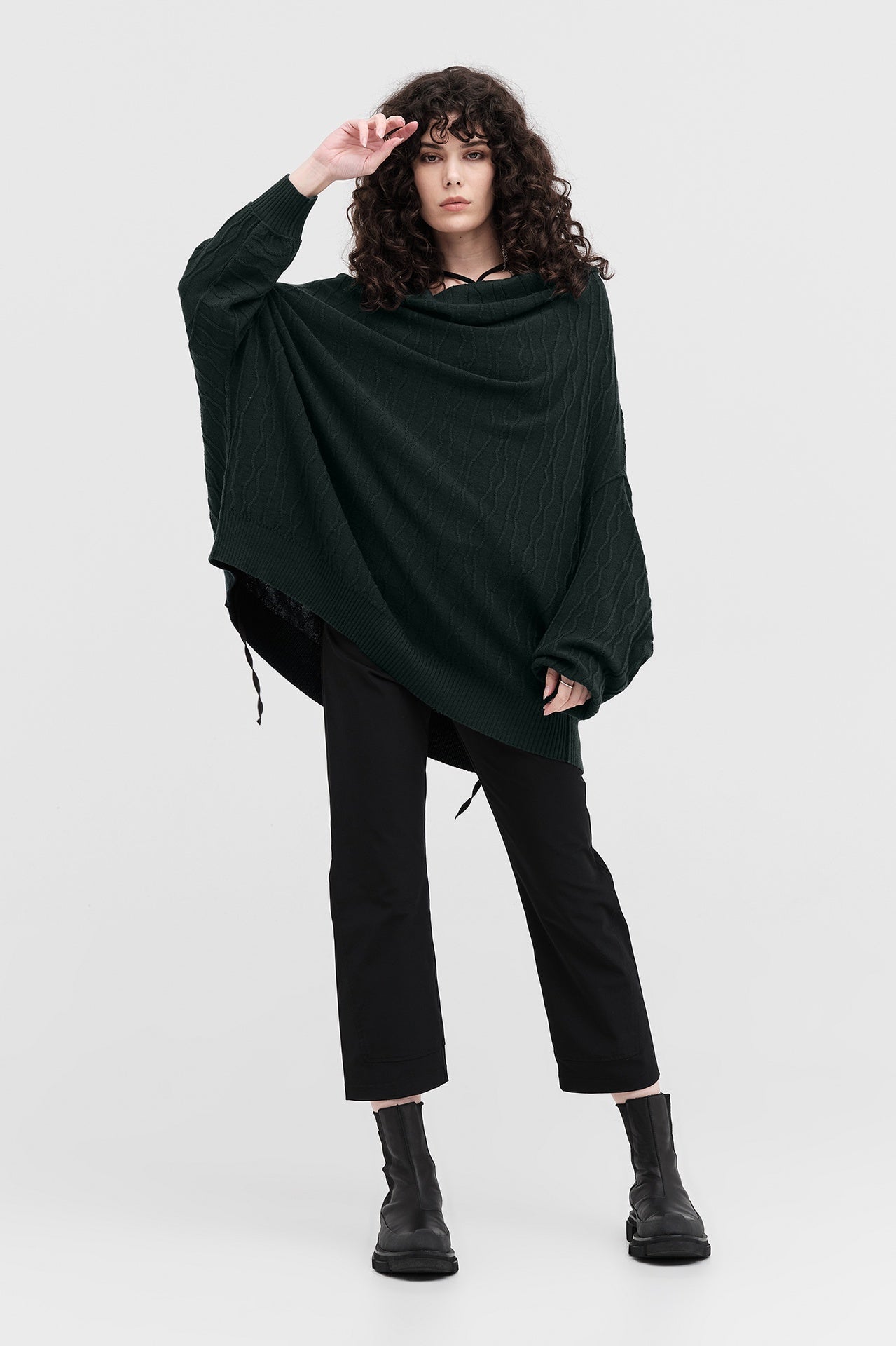 Ripple Shade Sweater - Mineral in Green - Taylor