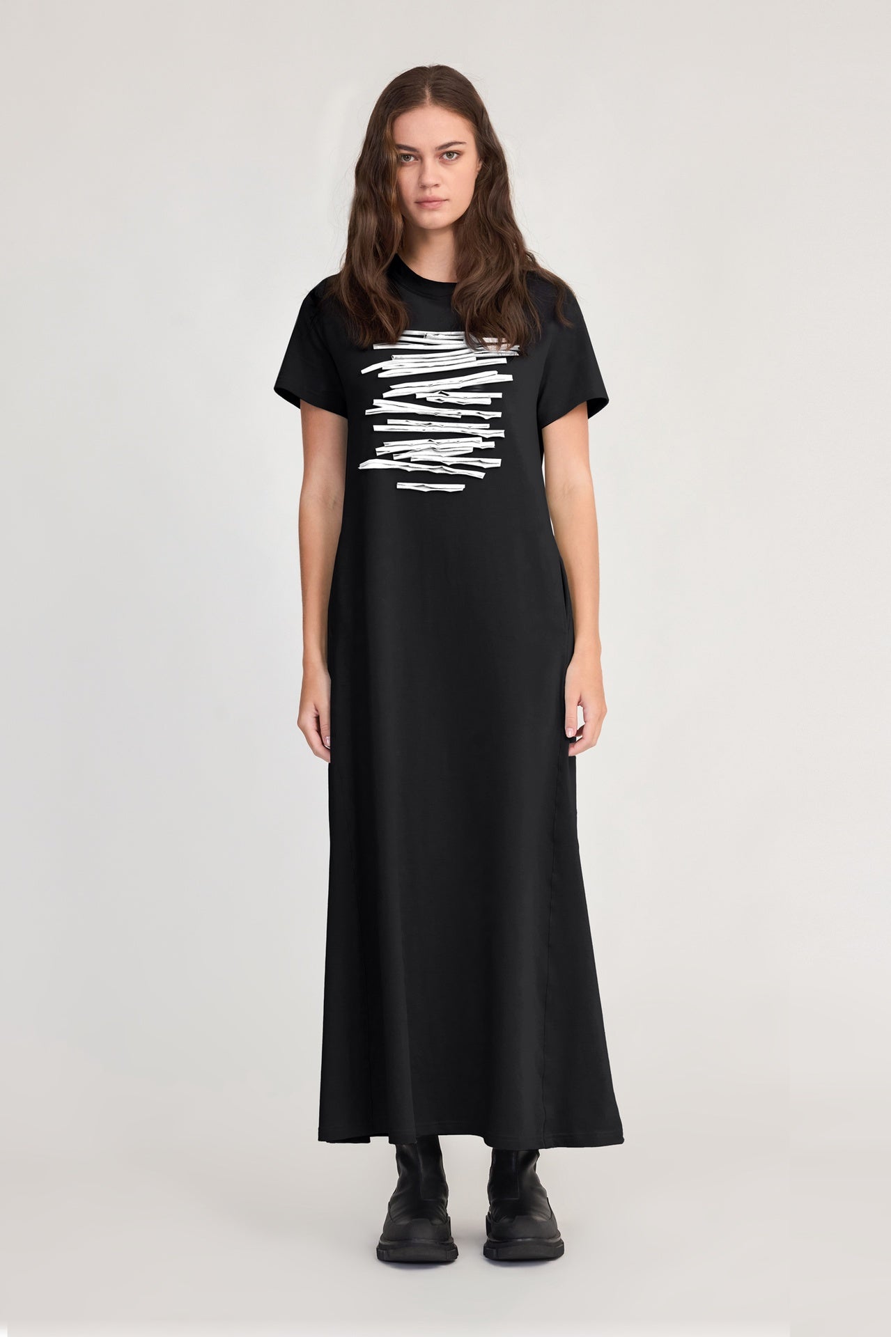 Strand Dress - Black/ivory in Black - Taylor