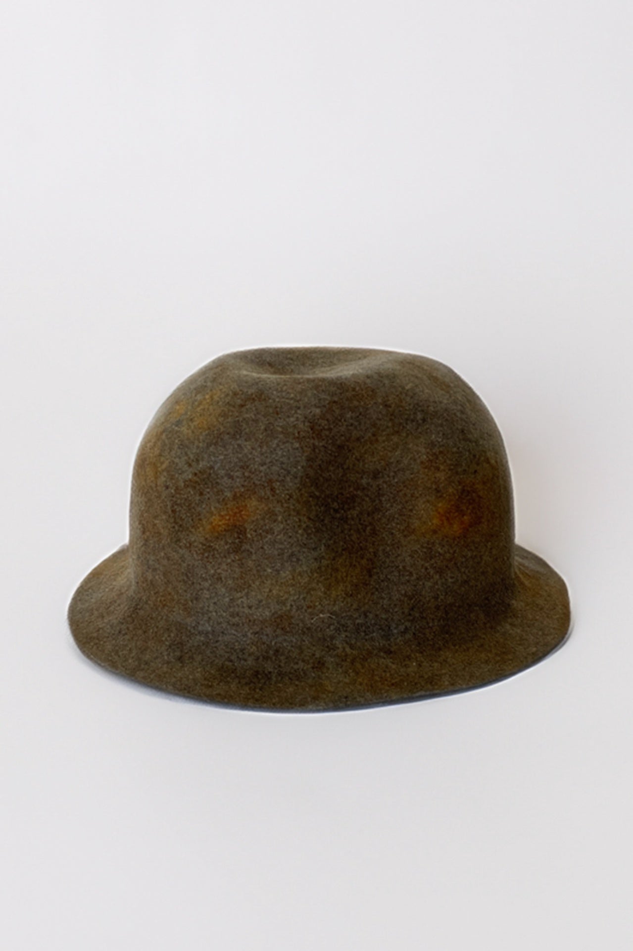 Felt Bucket Hat - Grey Stressed in Brown - Taylor