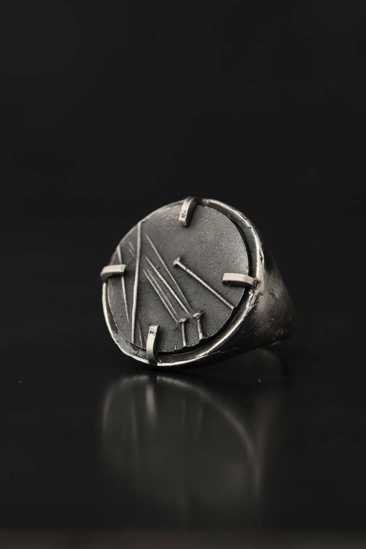 Dome Pin Ring - Silver in Silver - Taylor
