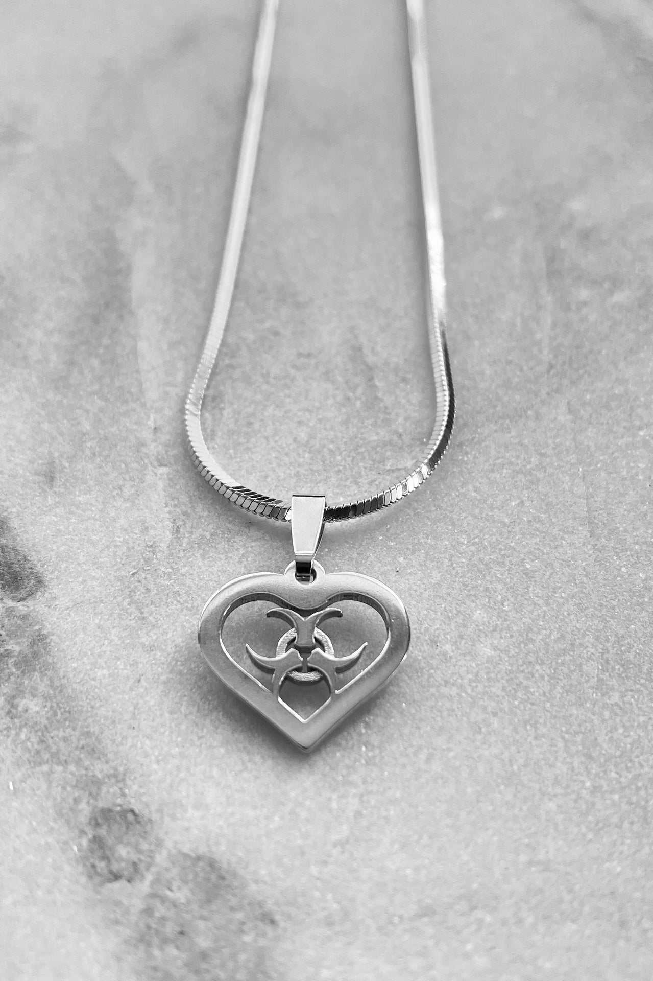 Be My Biohazard Neck Piece - Sterling Silver in Silver - Taylor